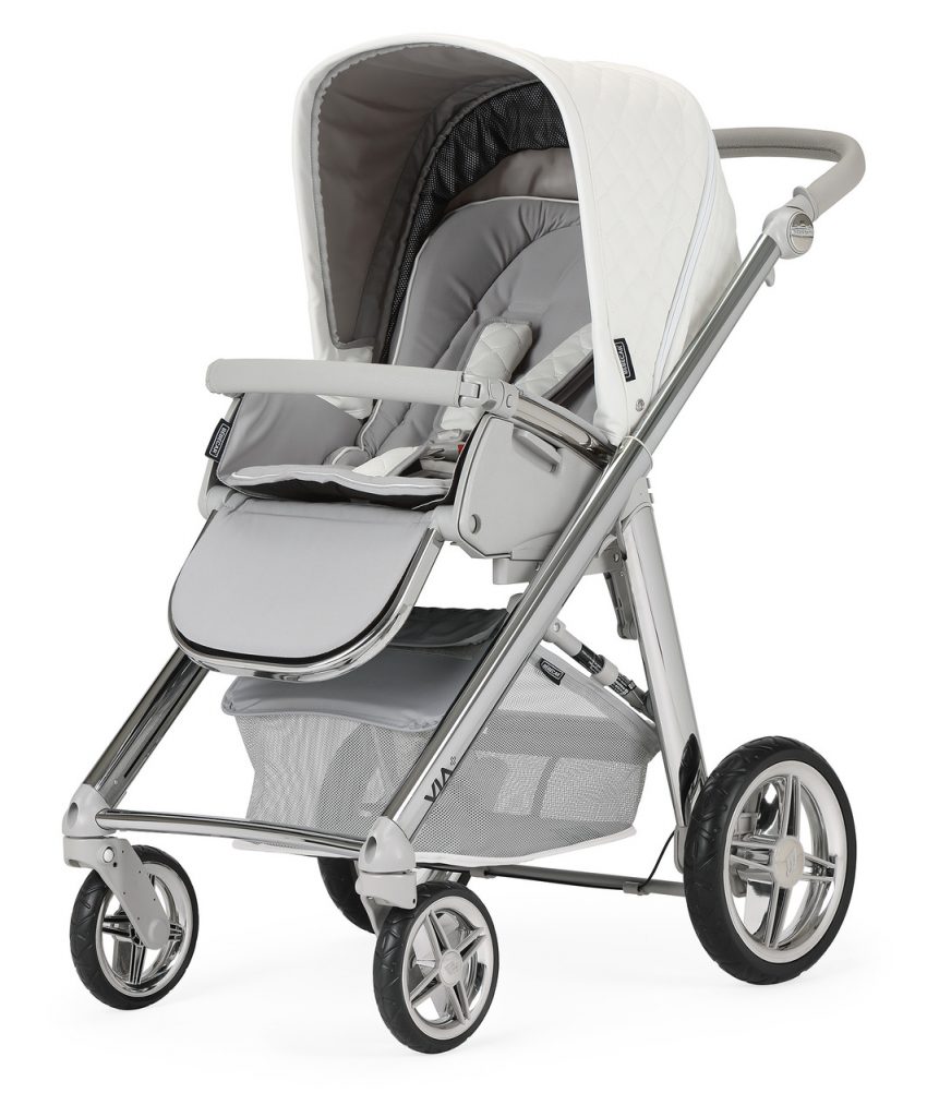 BEBECAR VIA +Combination Vanila 2021 PRAM AND PUSHCHAIR- 951 – Baby Concept